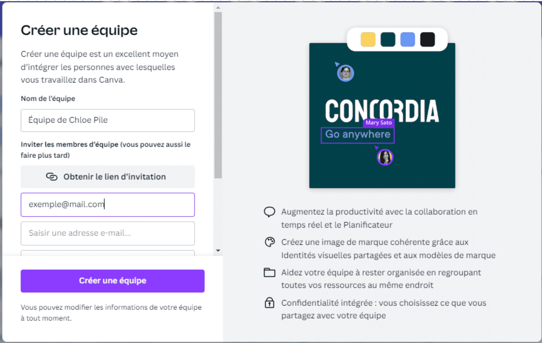 Partager son abonnement Canva - Sharesub